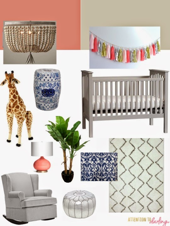 Nursery Inspiration Board - Erin N. Phillips