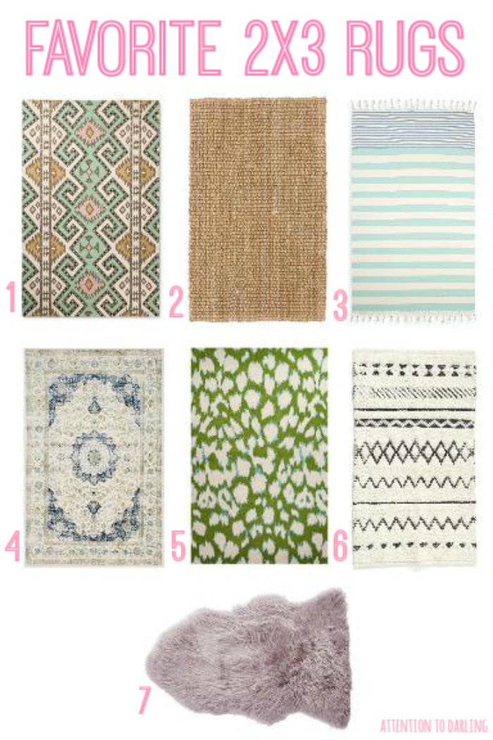 Welcome Home Wednesday: Favorite 2x3 Rugs - Erin N. Phillips